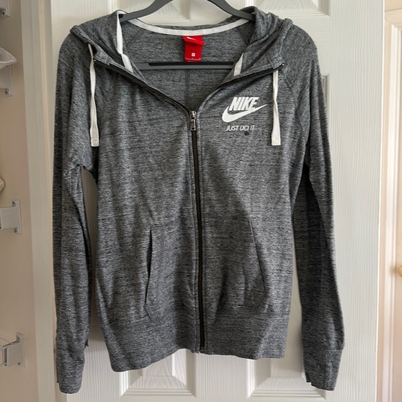 Nike | Tops | Logo Nike Zip Up Hoodie | Poshmark